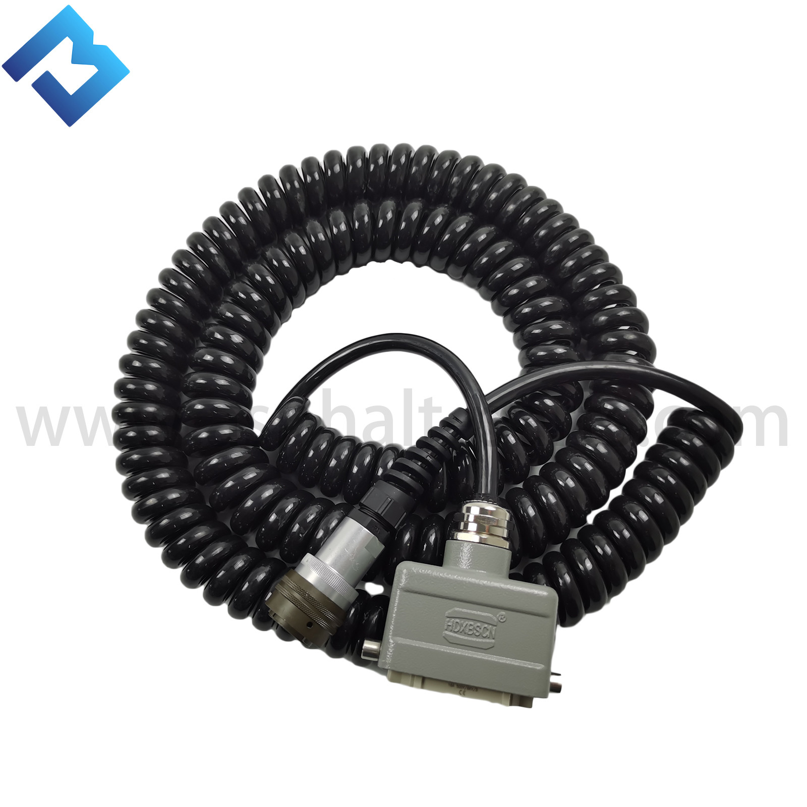 1.5m 13-11 2032288 Control Panel Spiral Electrical Cord For Asphalt Pavers