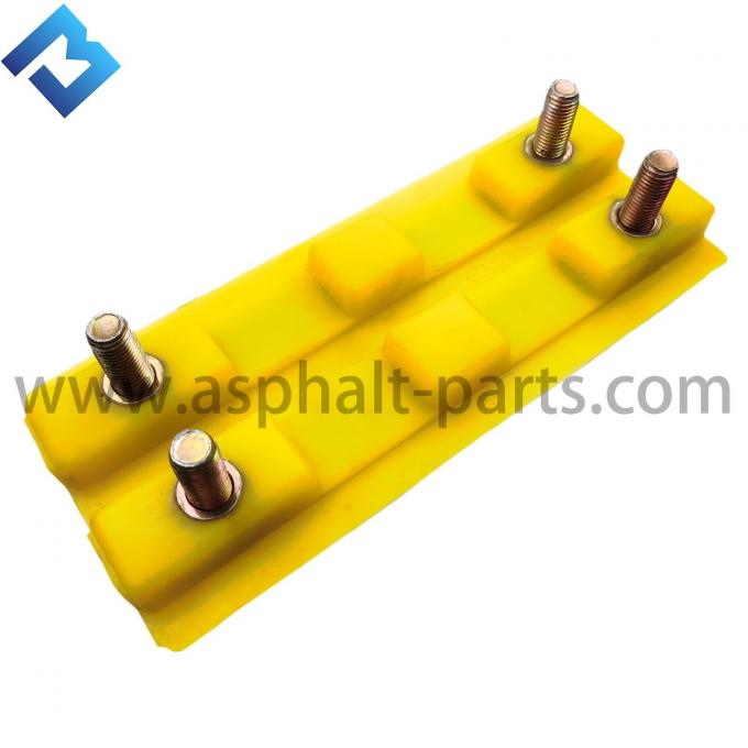 Yellow Poly Rubber Track Pad W1900 Milling Machine Spare Parts 2411111