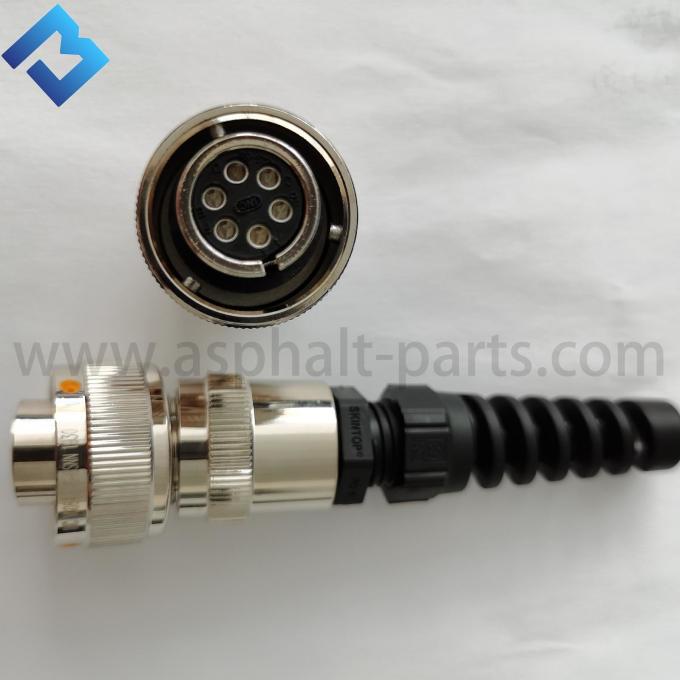 Multifunction 6 Holes Electric Cable Plug For Asphalt Pavers